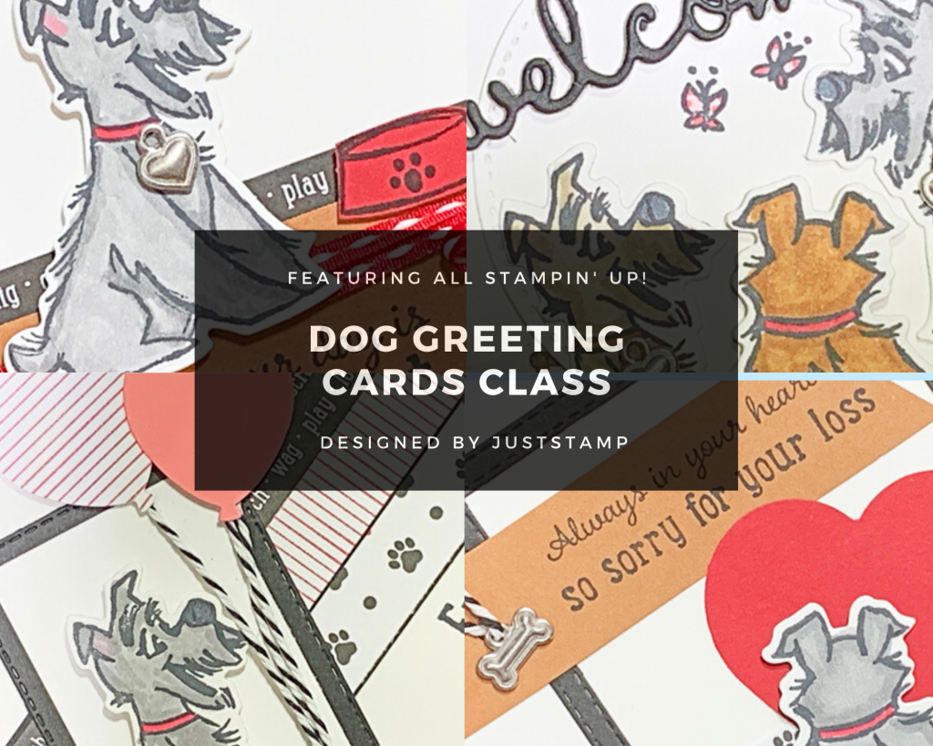 Dog Greeting Cards Class - Just Stamp