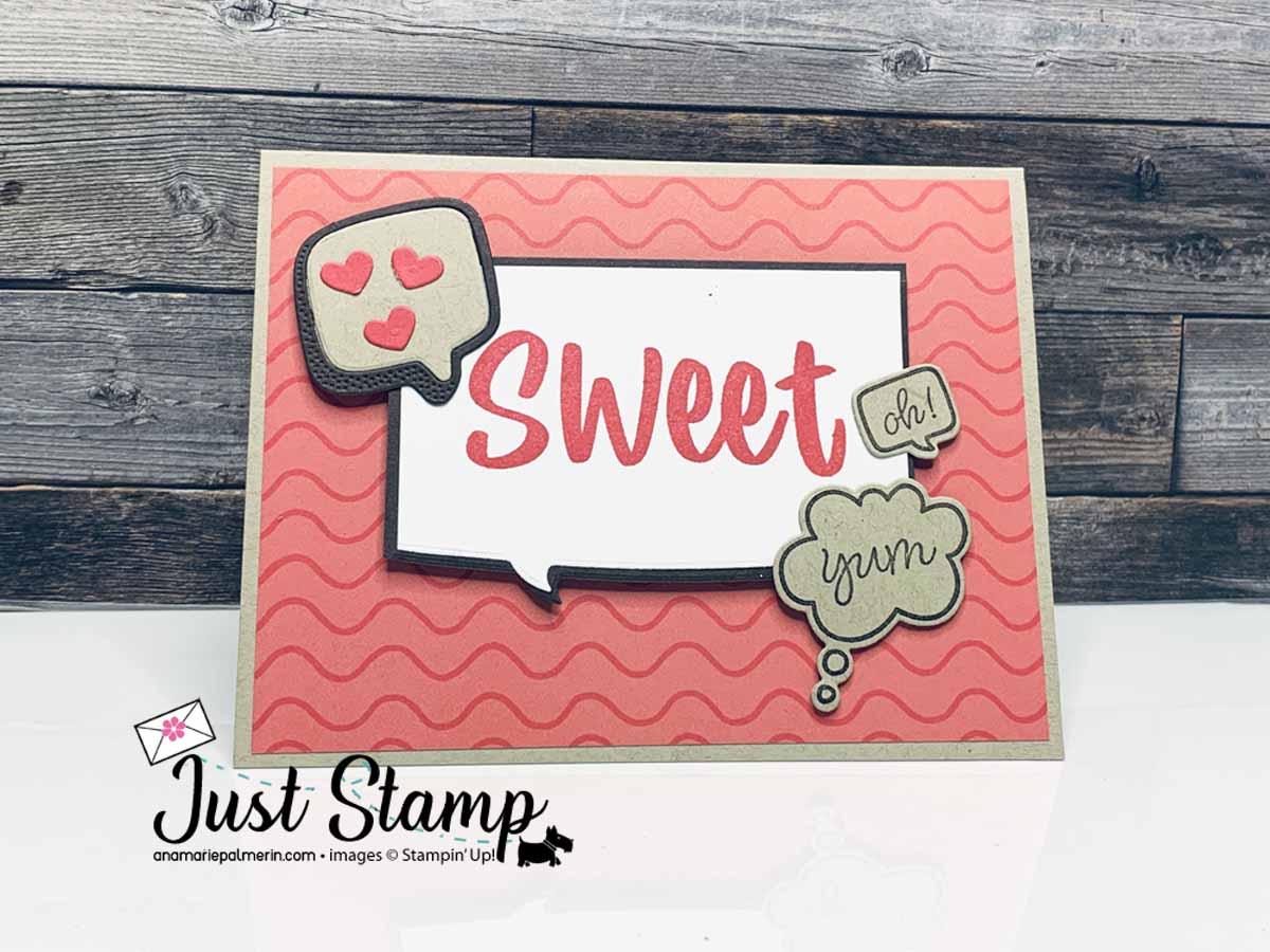 Pop Up Birthday Card Front - Just Stamp