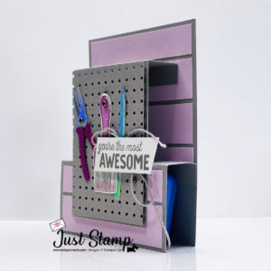 Make a Free-Standing Pop Up Card For Her with Trusty Tools